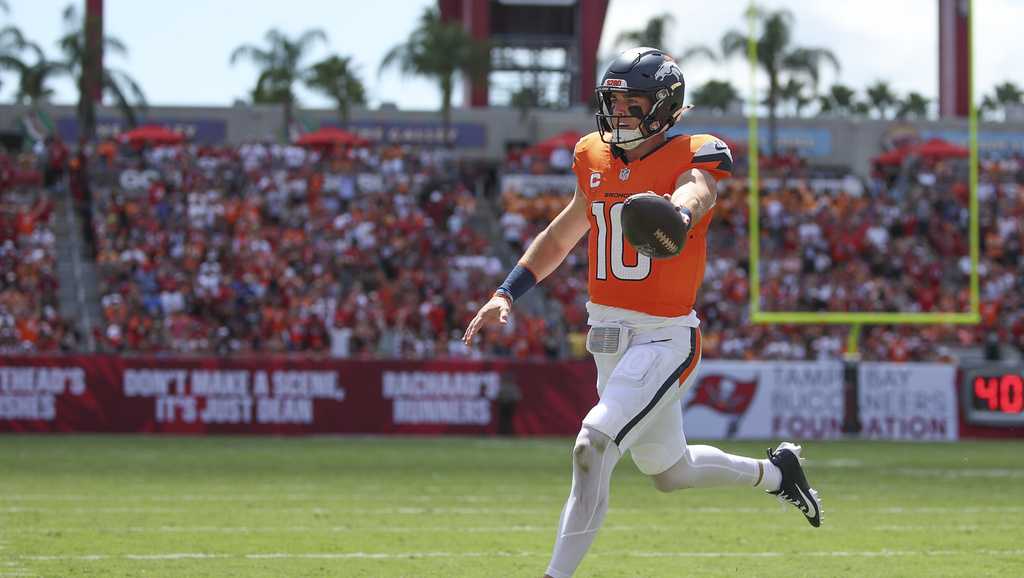 Nix runs for a TD and Lutz kicks 4 FGs to lead Broncos to 26-7 victory ...