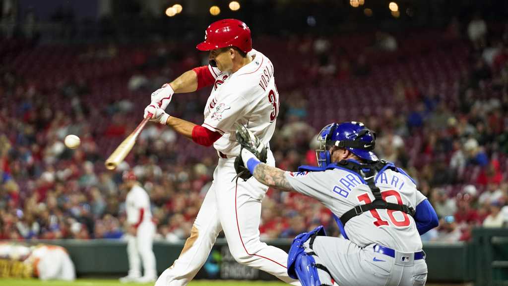 Vosler’s three-run blast lifts Reds past Cubs 7-6