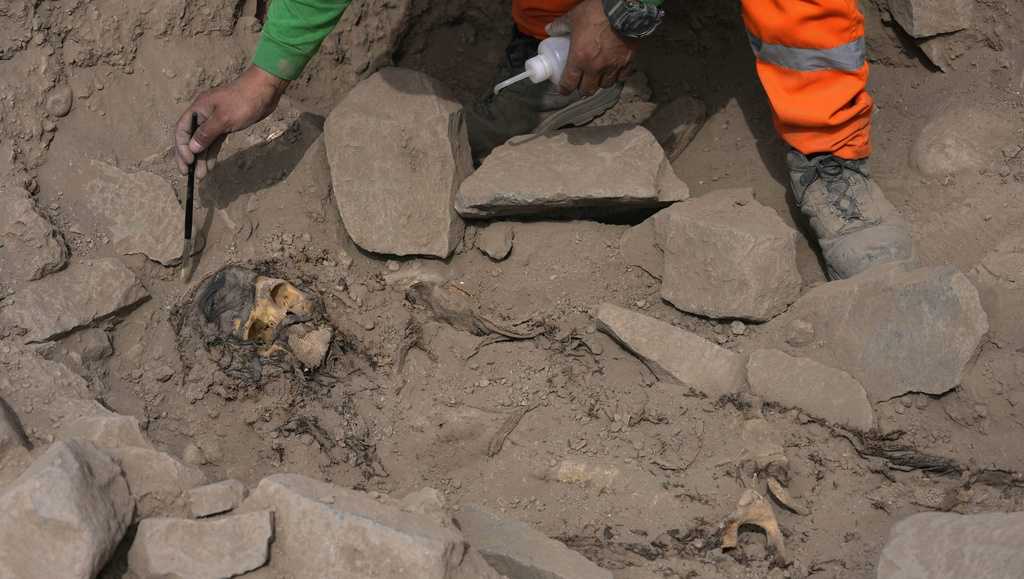 Archeologists find pre-Hispanic mummy in Peru's capital