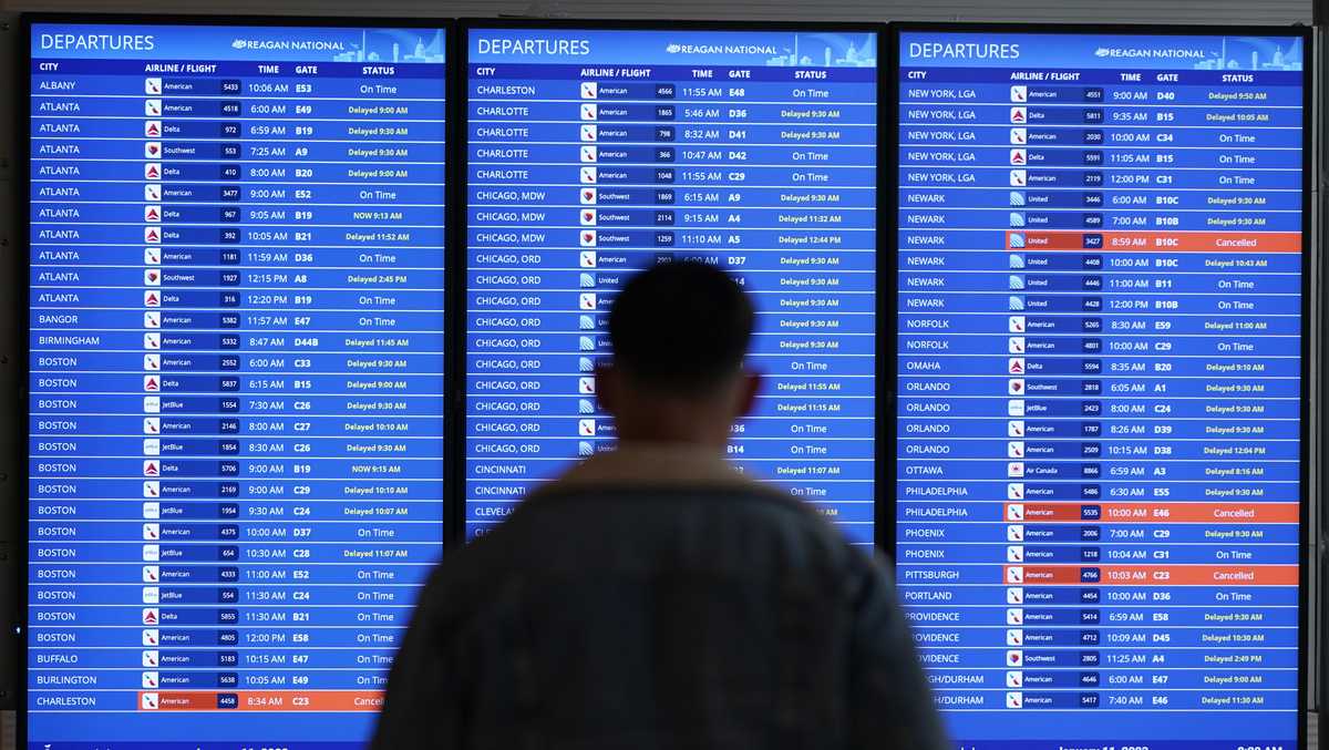 Flight canceled amid bad weather? What you need to know about rebooking ...