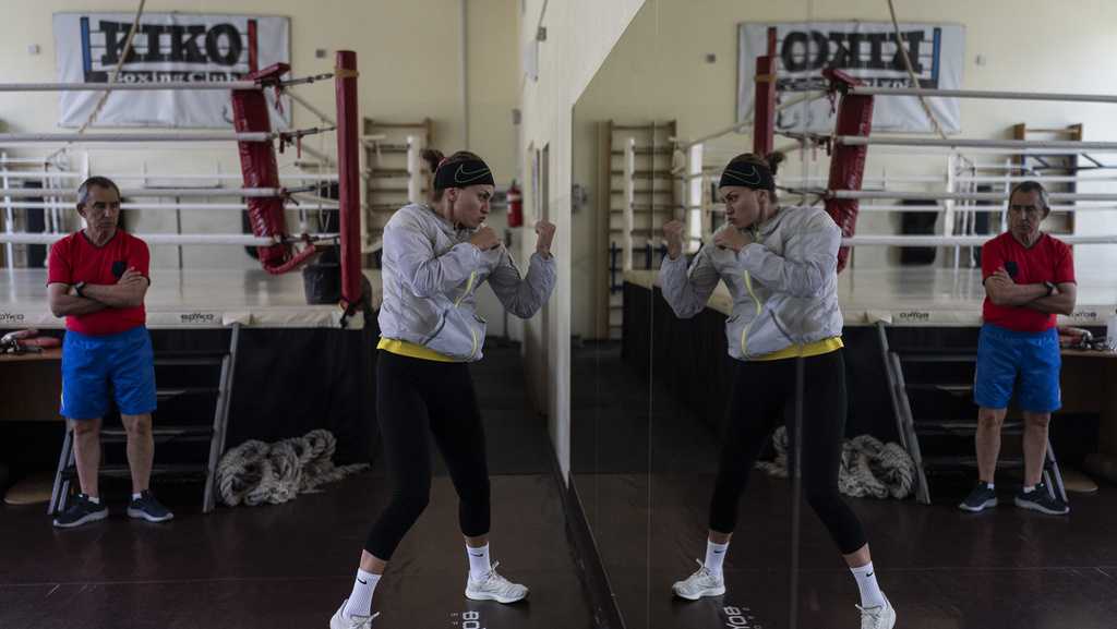 Ukrainian boxer fights through the challenges of war on her way to the ...