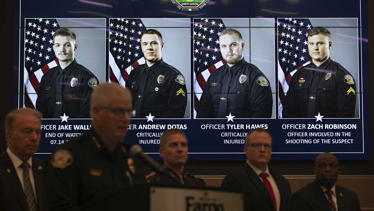 Gunman who shot Fargo officers had 1,800 rounds, multiple guns, grenade ...