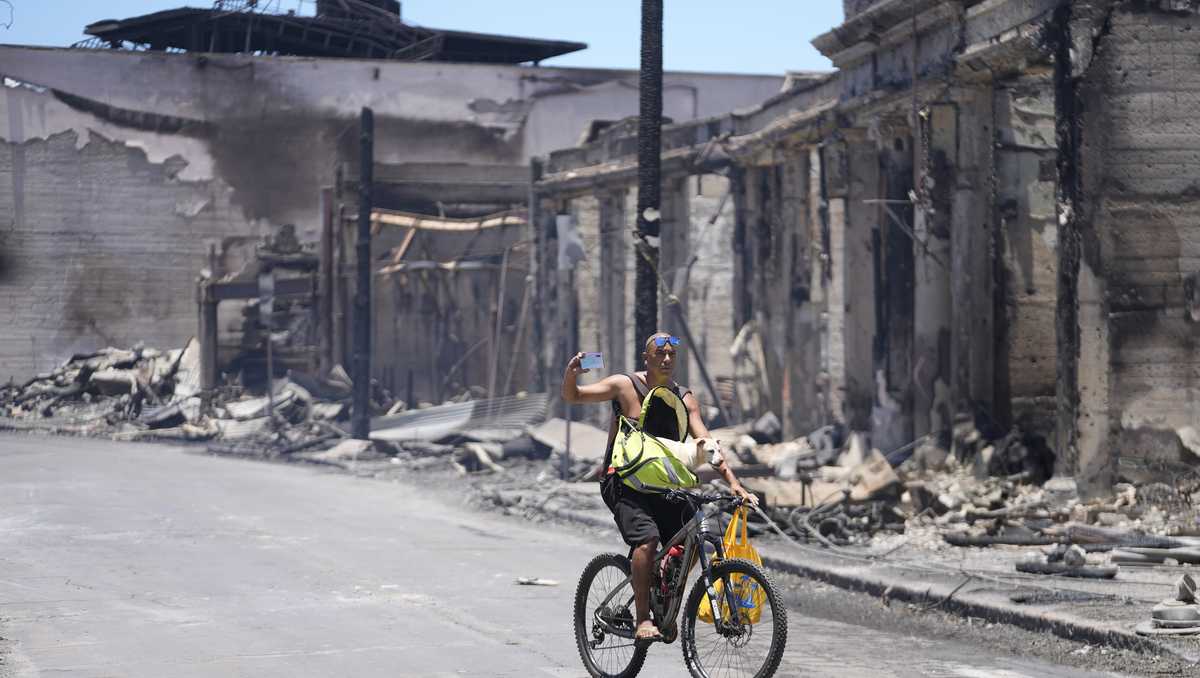 Photos: Nearly a week after Maui wildfire, islanders survey aftermath