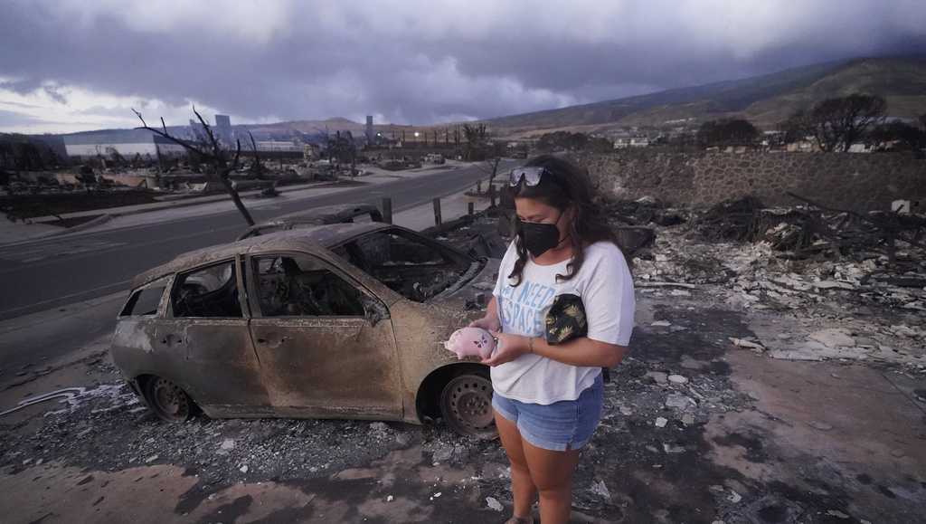 Lahaina residents return to homes destroyed by deadly wildfire