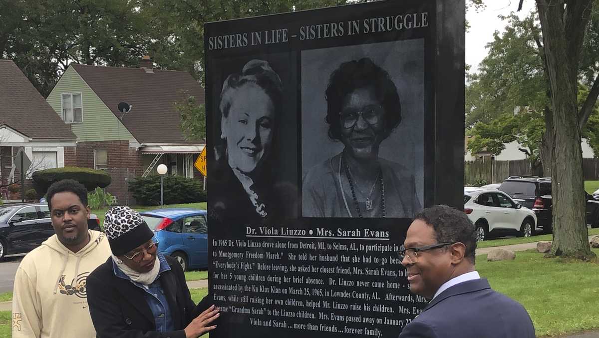 Monument honoring civil rights activist slain in Alabama unveiled in ...