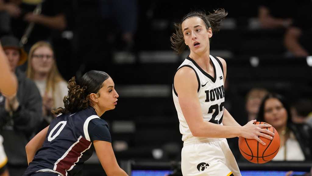 Clark nearly nets triple-double as Hawkeyes start the season with easy win