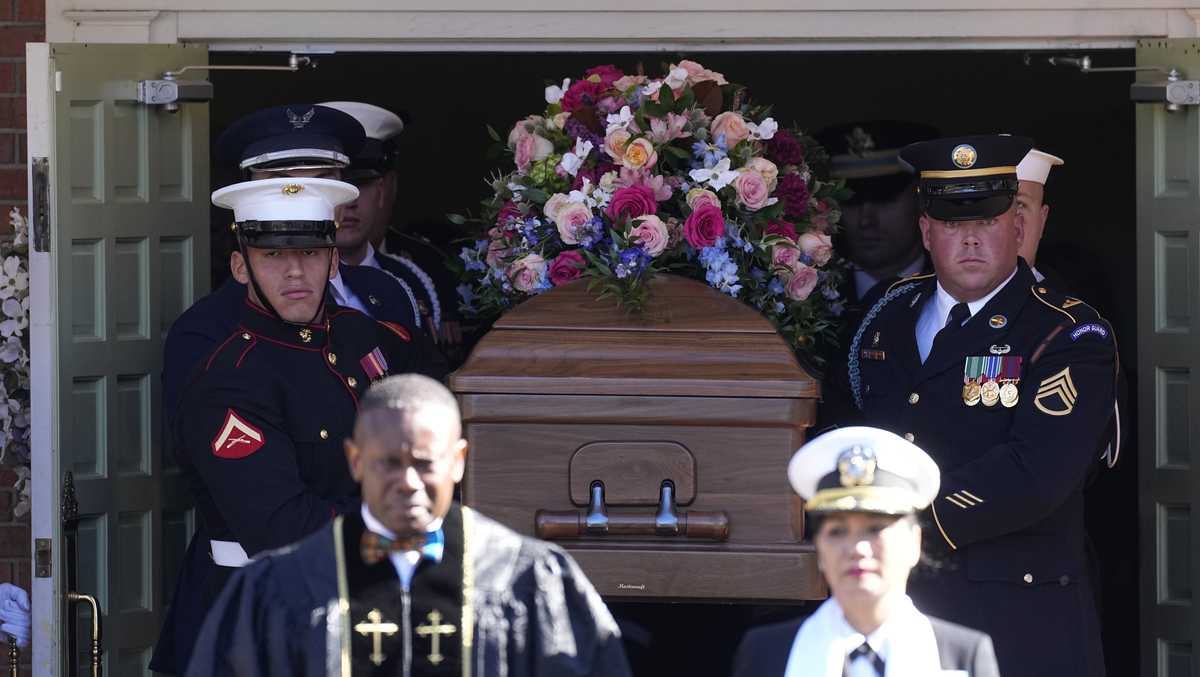 Rosalynn Carter's intimate funeral held in town where she was born