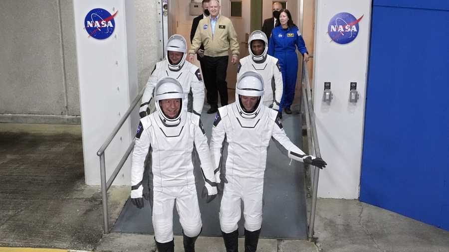 4 new astronauts head to the International Space Station for a 6-month stay