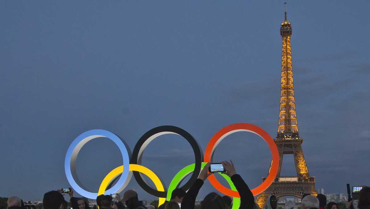 Olympic rings will be displayed on the Eiffel Tower for Games