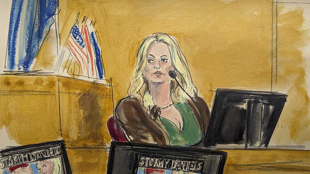 Donald Trump trial: Stormy Daniels on alleged sexual encounter