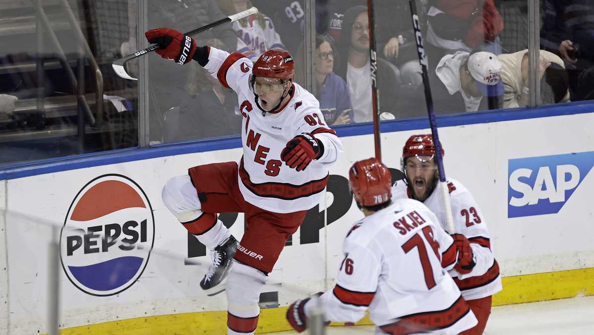 Hurricanes rally to beat Rangers 4-1 to avoid elimination