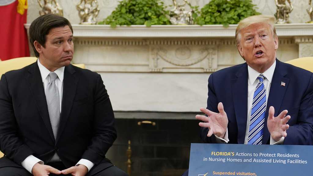 'Ron, I love that you're back': Trump and DeSantis put an often ...
