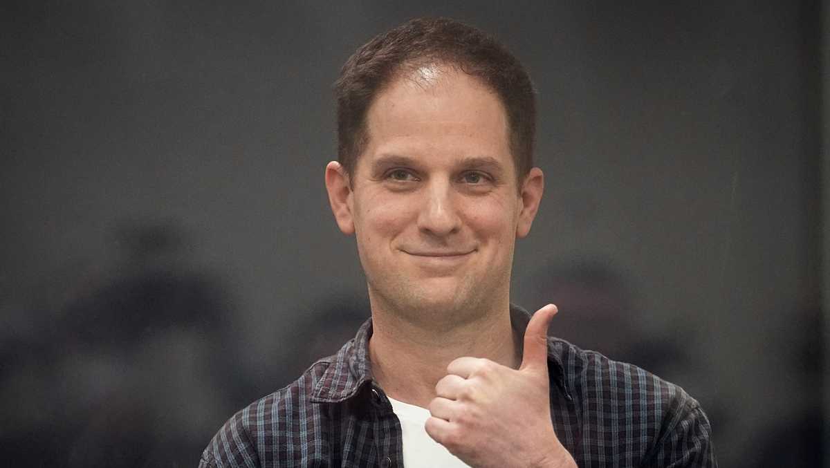 American reporter Evan Gershkovich, jailed in Russia on espionage ...