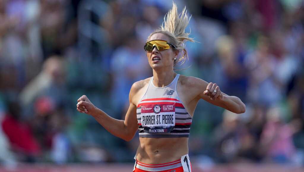 Elle Purrier St. Pierre could qualify for the Olympics next week