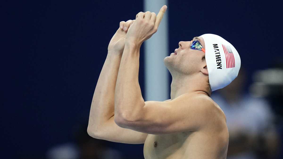 Pittsburgh's Josh Matheny heads to Olympic swimming finals