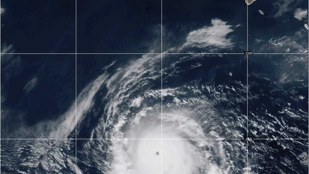 Kristy strengthens into a Category 5 hurricane in the Pacific