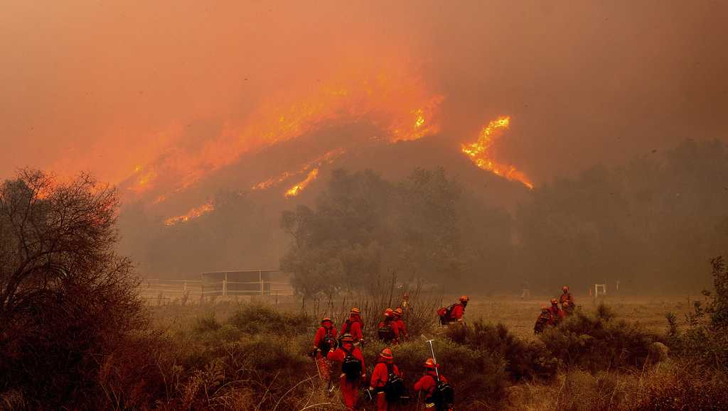 132 structures destroyed in Southern California wildfire as fierce ...