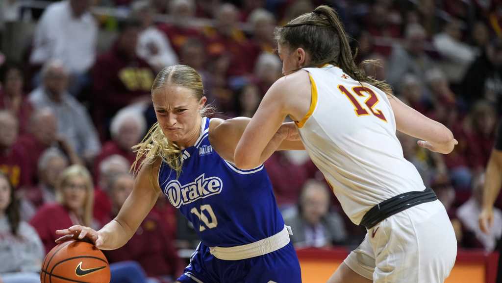 Audi Crooks' winning shot leads No. 8 Iowa State to 80-78 win over Drake