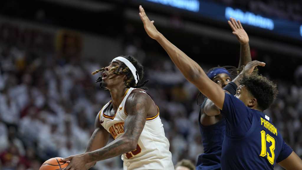 Keshon Gilbert scores 24 points to lead No. 6 Iowa State past No. 5 ...