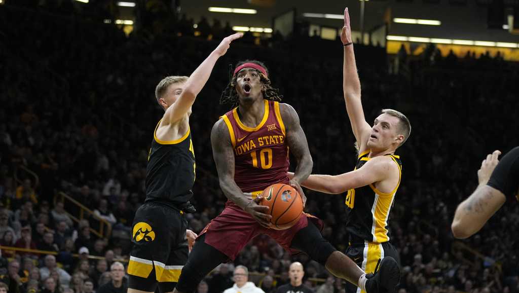 Jones, Jefferson help No. 3 Iowa State rally past Iowa, 89-80