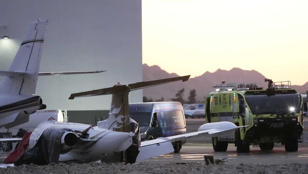 Private jet collision at Scottsdale Airport leaves at least 1 dead