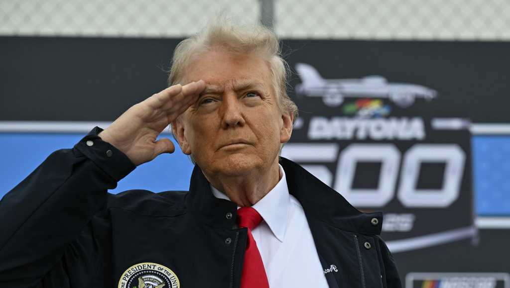 Trump attends the Daytona 500 and says the spirit of NASCAR will 'fuel ...