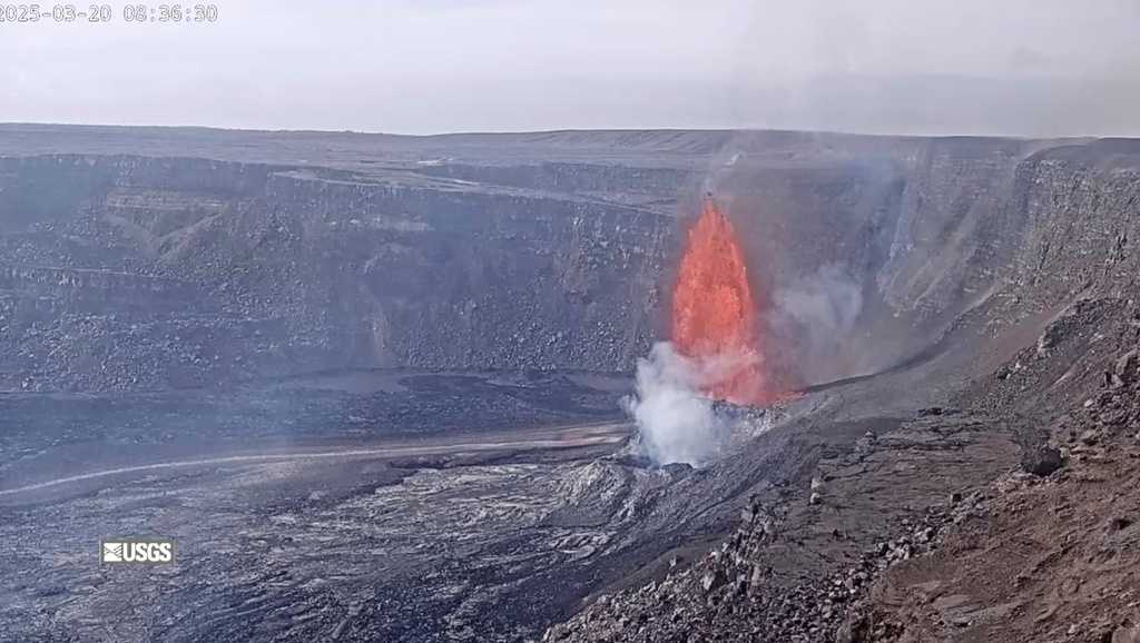 Video | Hawaii's Kilauea volcano shoots lava hundreds of feet up