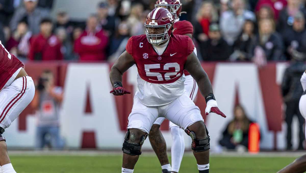 Former Alabama guard Tyler Booker picked 12th by Dallas Cowboys in 2025 ...