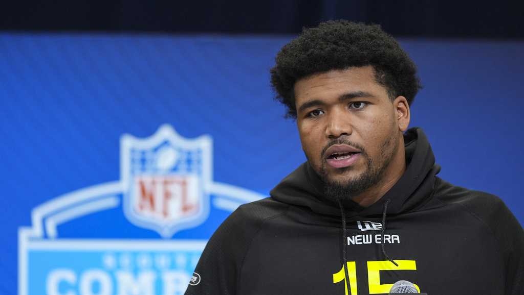 Derrick Harmon’s emotional NFL Draft moment