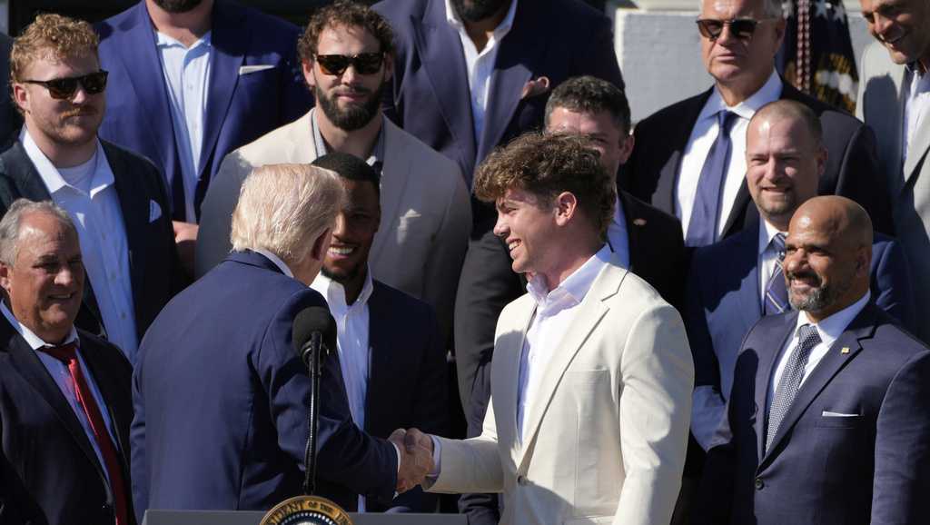Super Bowl champion, former Hawkeye Cooper DeJean attends White House ...
