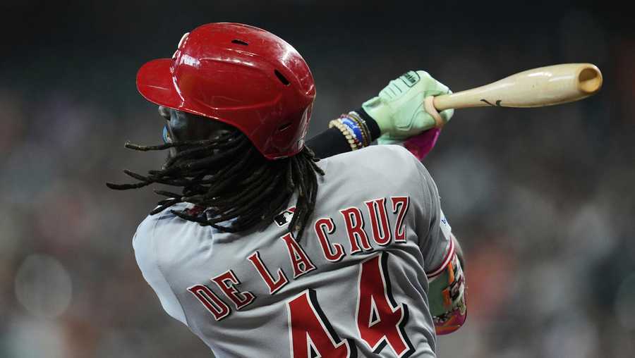 Reds use 10-run first inning to power them to 13-9 win over Astros