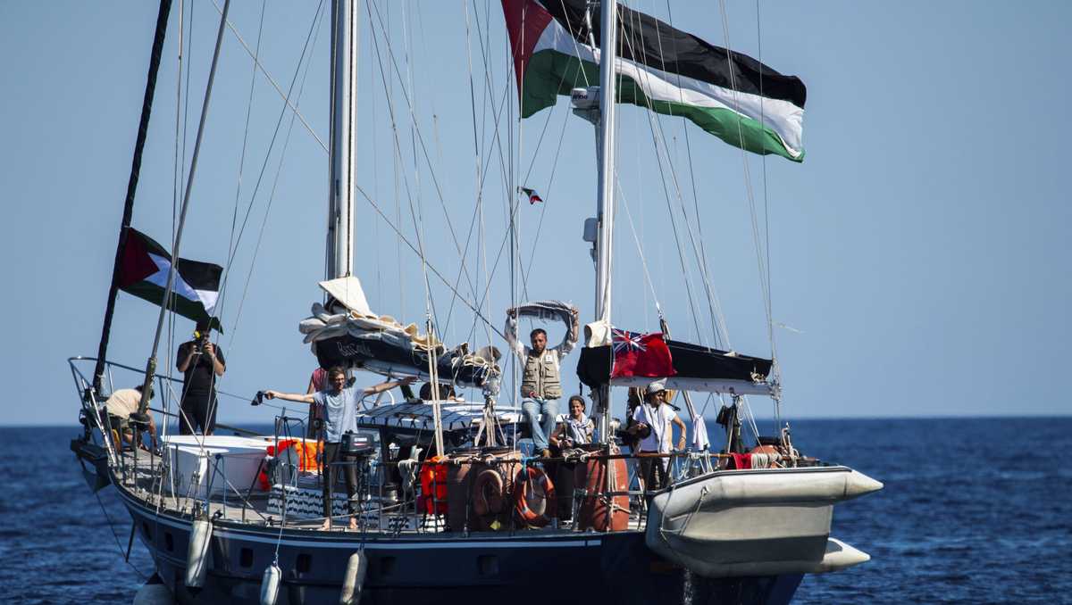 Greta Thunberg detained on Gaza aid boat