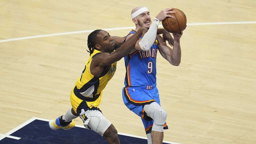 Pacers rally in the 4th, beat Thunder 116-107 to take 2-1 lead in NBA ...