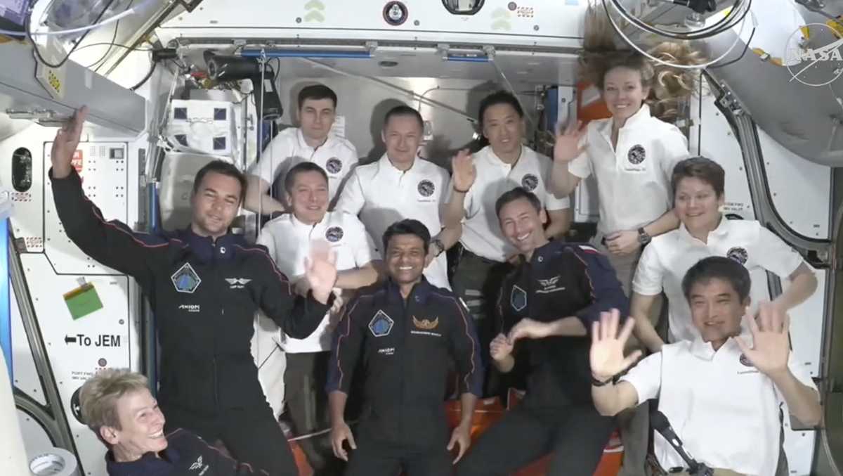 ISS welcomes its first astronauts from India, Poland and Hungary