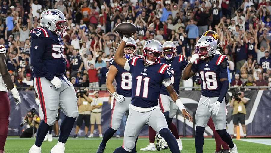 Patriots offense shines in 48-18 exhibition win over Commanders, as ...