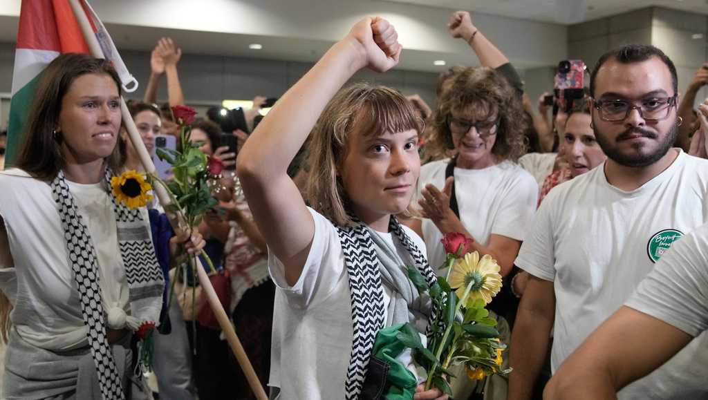 Greta Thunberg deported after Gaza flotilla interception