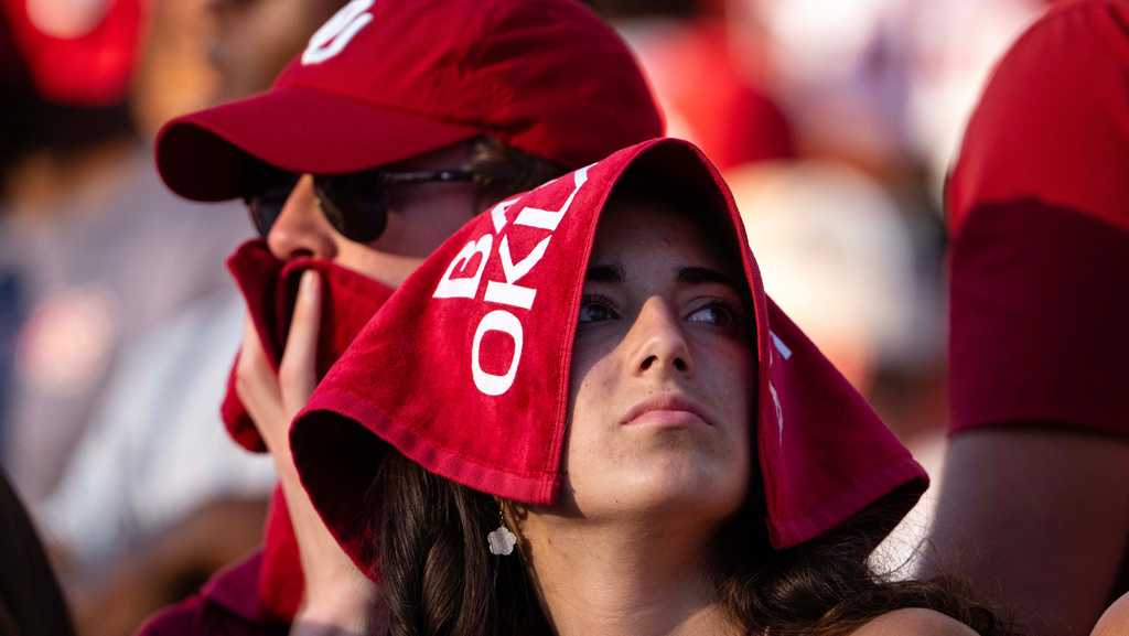 Where does OU rank in the AP Top 25 after Red River Rivalry loss?