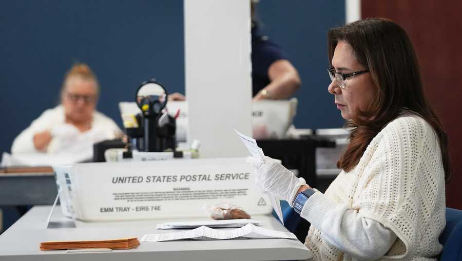 A group of Democratic U.S. senators is voicing concern over U.S. Postal ...