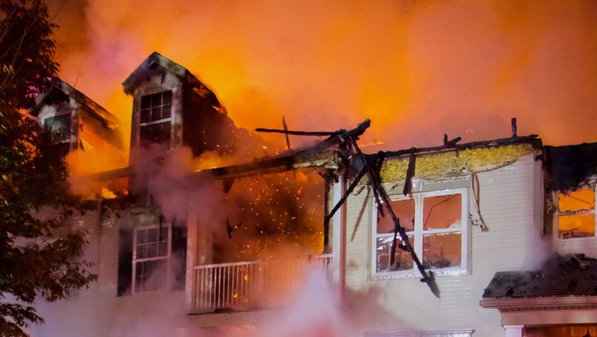 Photos: Fire rips through Lancaster County, Pa. apartment building ...