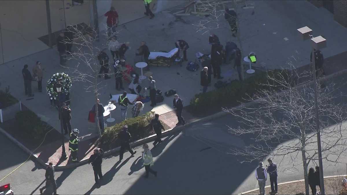 Images: Several injured when SUV crashes into Apple store