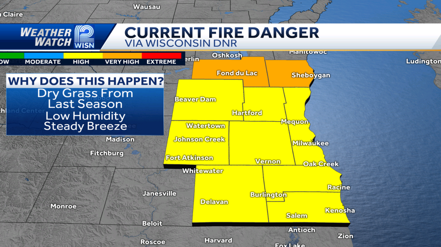 DNR warns of elevated fire danger across state