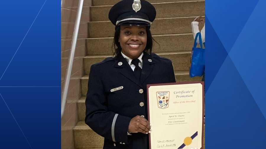 First African American female fire captain in Baltimore County