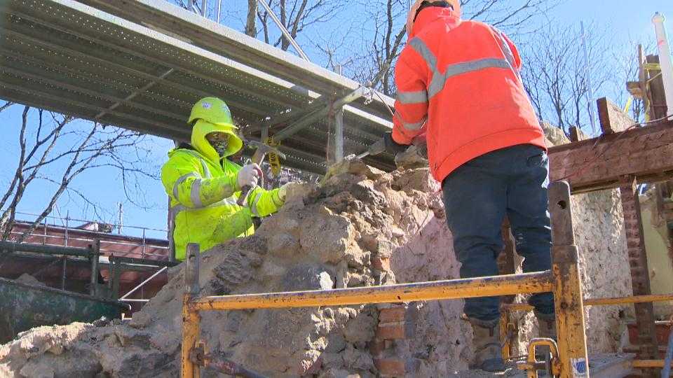 Exclusive: Crews deconstructing historic buildings brick by brick