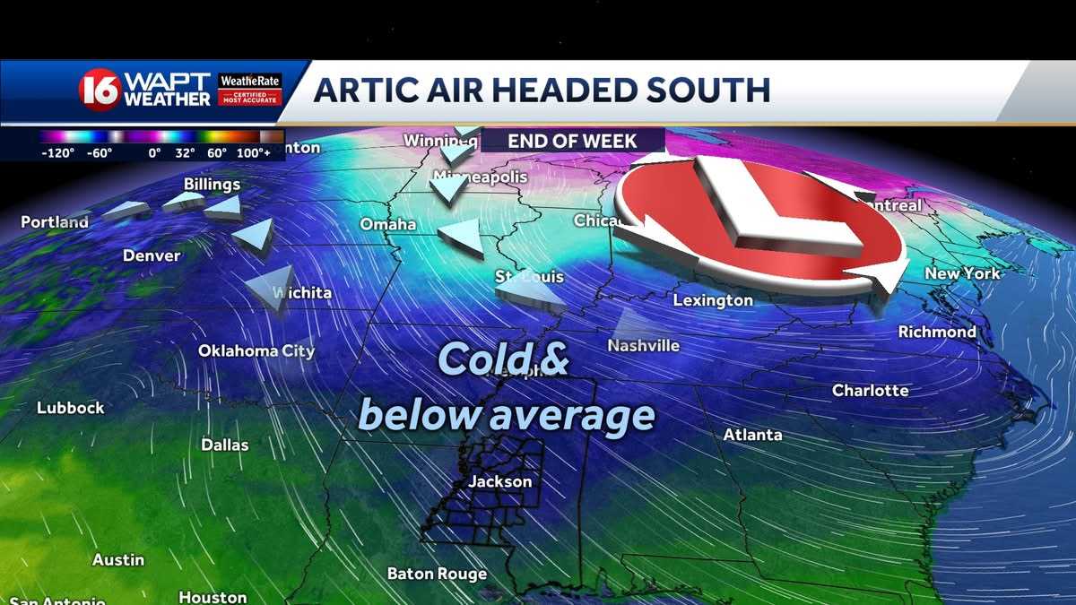 Warm weather moving out, cold front moving in