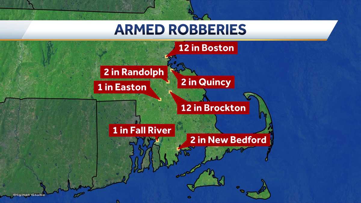 Investigators Probe If Dozens Of Boston Area Armed Robberies Are Connected