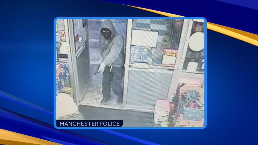 Manchester Police Looking For Convenience Store Armed Robbery Suspect