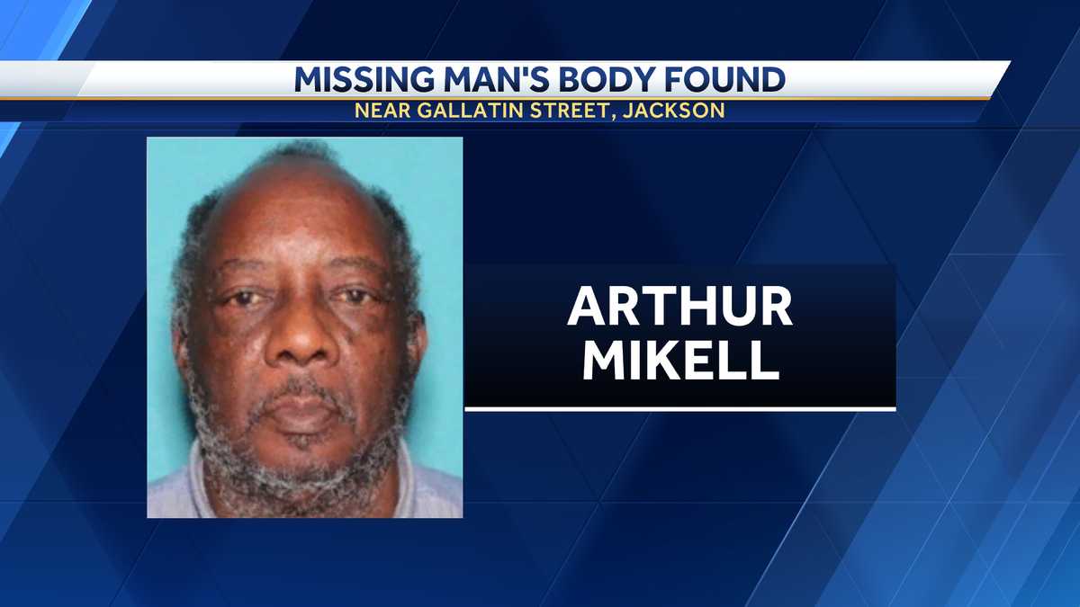 Body of missing man found in Jackson