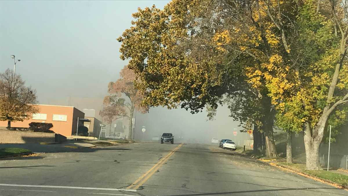Images show white fog in Atchison after chemical spill reported