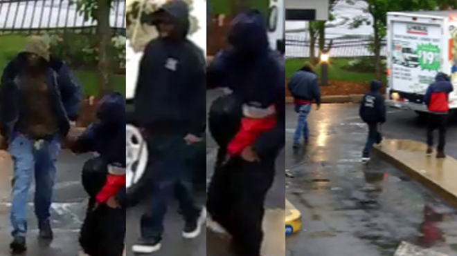 Police searching for suspects involved in botched ATM theft