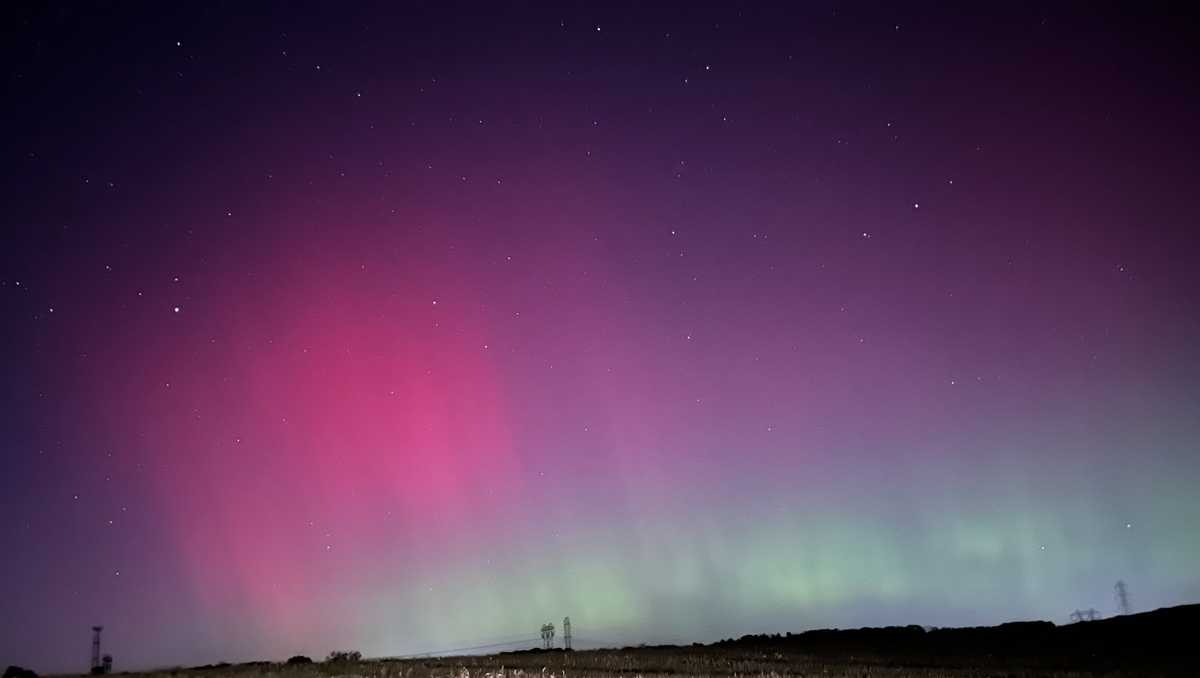 Aurora Borealis over Maryland in photos